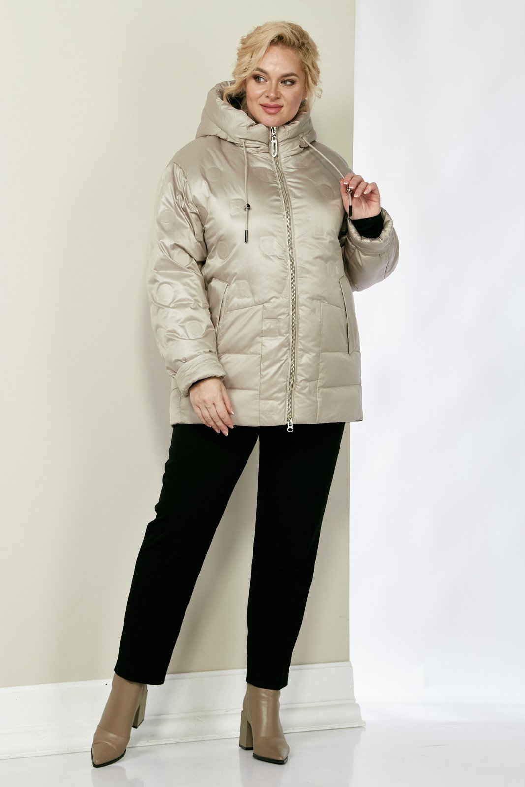 Куртка 2129 шампань Shetti купить в интернет магазине Велесмода